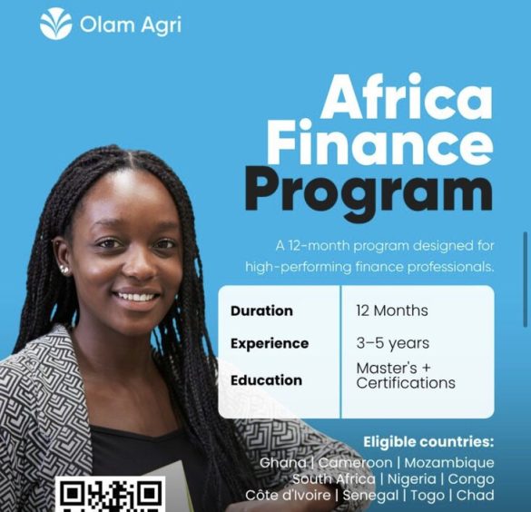 Olam Agri Africa Finance Program 2026 for for high-performing finance ...